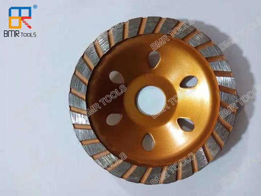 80mm/100mm Diamond Grinding Cup Wheel For Marble and Concrete Wet/Dry Grinding supplier
