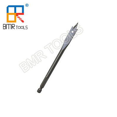 BMR TOOLS 12mm Flat Wood Drill Bits High-Carbon Steel Industrial Spade Paddle Flat drill helix shank supplier