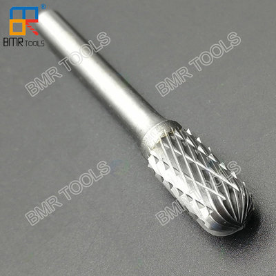 BMR TOOLS Good Quality 8mm C type Cylinder Radius End Cut tungsten carbide burrs rotary files supplier