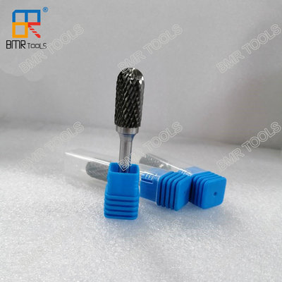 BMR TOOLS Good Quality 8mm C type Cylinder Radius End Cut tungsten carbide burrs rotary files supplier