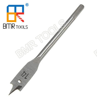 BMR TOOLS Industrial Spade Paddle Flat drill 14mm Flat Wood Drill Bits High-Carbon Steel supplier