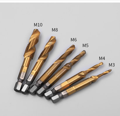 BMR TOOLS HSS 4341 Helix Shank Combination Drill Taps Set 6pcs for drilling and tapping work supplier