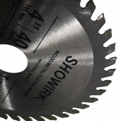 SHOWIRK YG6 Carbide Tipped Industrial Quality 4" TCT Saw Blade with 4/5" arbor for Wood/Metal/Plywood/Hardwood Cutting supplier