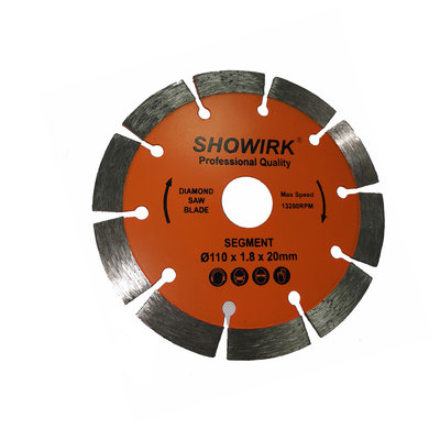 4"(110mm) Segment Cutting Blade,Diamond Saw Blades with 10 Teeth Segment for Marble/Conceret/Granite Dry Cutting. supplier