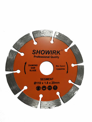 4"(110mm) Segment Cutting Blade,Diamond Saw Blades with 10 Teeth Segment for Marble/Conceret/Granite Dry Cutting. supplier