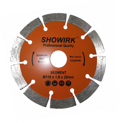 4"(110mm) Segment Cutting Blade,Diamond Saw Blades with 10 Teeth Segment for Marble/Conceret/Granite Dry Cutting. supplier