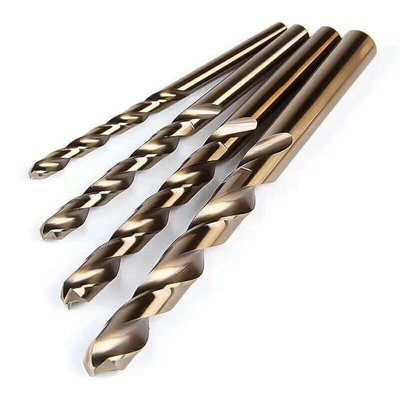 DIN338 HSS CO Twist Jobber Drill Bits,Ground Drill Bits,For Stainless Steel Drilling,1mm to 13mm size in amber coating supplier