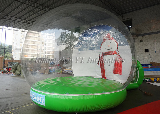 Professional  Inflatable Santa Snow Globe / Outdoor Inflatable Bubble Tent