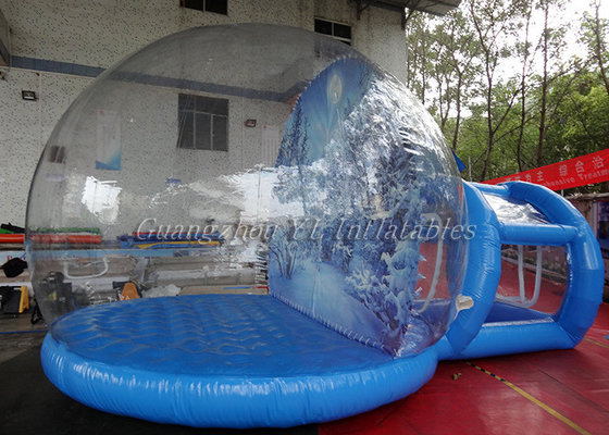 Decorative Inflatable Show Ball , Inflatable Christmas Snow Globe Rental