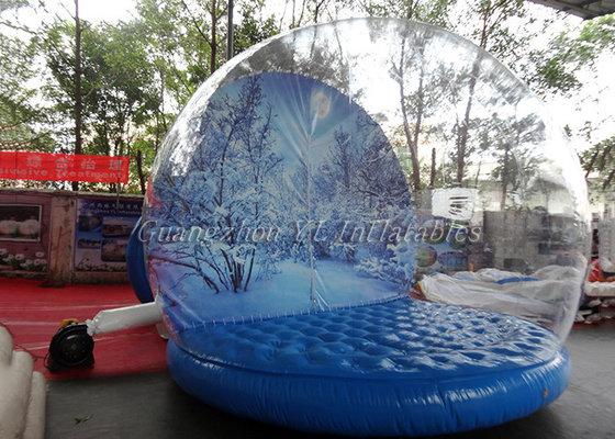 Decorative Inflatable Show Ball , Inflatable Christmas Snow Globe Rental