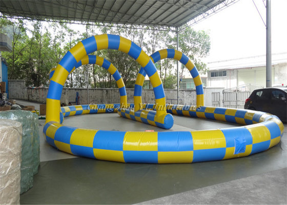 Inflatable Go Kart Track For Hamster Zorb Ball / Rollerball Zorbing Game