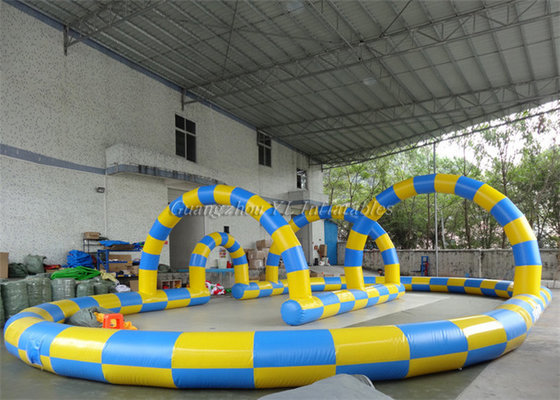 Inflatable Go Kart Track For Hamster Zorb Ball / Rollerball Zorbing Game