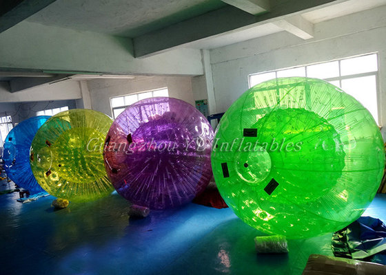 Full Color Roll Inside Zorb Inflatable Ball With Zorb Ramp / Zorb Ball Track