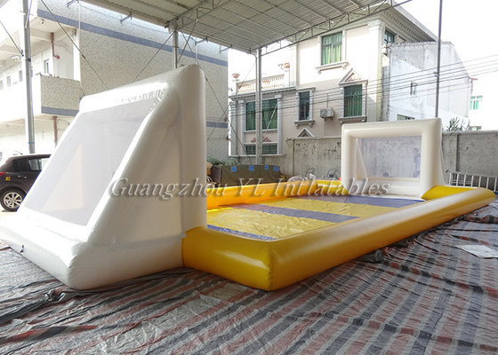 Blow Up Water Toys Inflatable Sports Field / Inflatable Soap Soccer Field