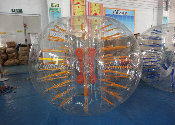 Transparent Human Sized Bubble Ball / TPU Glowing Bumper Ball For Adults