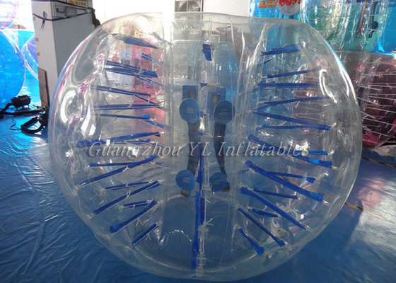 Transparent Human Sized Bubble Ball / TPU Glowing Bumper Ball For Adults