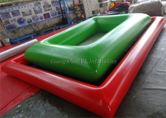 Rectangle Inflatable Water Ball Pool For Events Pvc 0.6mm Thickness