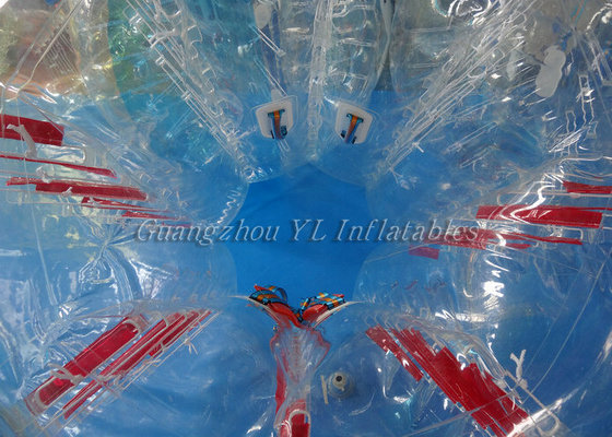 TPU Fluorescent Adult Bumper Bubble Football Ball With Digital Printing