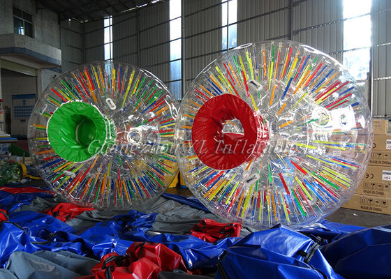 Lawn Advertising Glowing Inflatable Zorb Ball Shinning For Adults