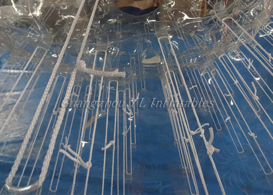 Clear 2.8m X 1.8m TPU Inflatable Zorb Ball Human Bumper Ball For Family Party