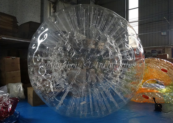 Clear 2.8m X 1.8m TPU Inflatable Zorb Ball Human Bumper Ball For Family Party