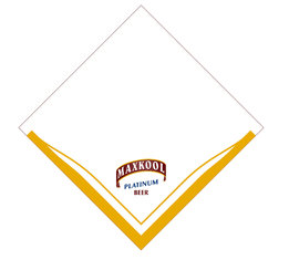 Printed aluminium foil beer neck label Embossed Printed Beer Bottle Foil Labels for packing printing self adhesive alumi