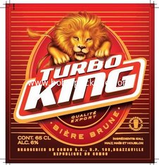 Wet Strength Metalized Beer Label Customized Metallic Paper UV Printing Beer Bottle Label  Print Self-Adhesive Paper Bee