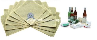 Self - adhesive remove beer bottle labels metallized paper for beer label aluminum foil beer neck label