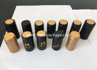 Custom PVC Capsule Heat Shrinker Red Wine Bottle Seals Printing Logo Caps