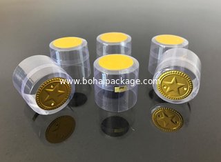 pvc shrink capsule for red wine bottle heat shrink capsule sealing clear PVC capsule