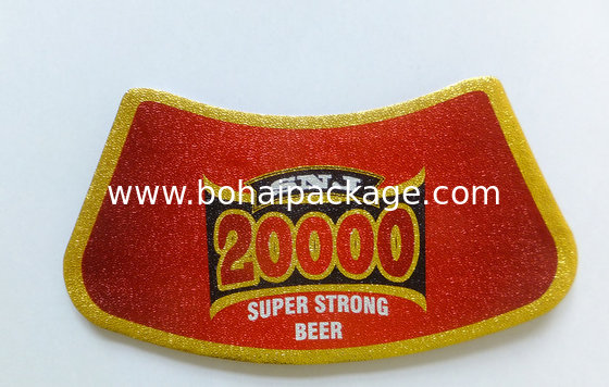 Aluminum foil beer label beer neck foil label Professional manufacturer Aluminium foil beer Bottle Neck Labels