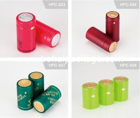 original capsule Anti Slip Embossed PVC Film Capsule.pvc caps