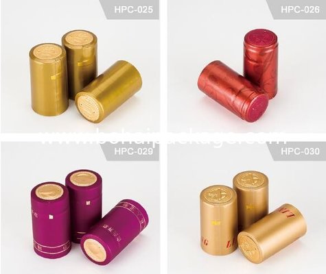 PVC heat shrinkable film wine capsule PVC Heat Shrink Capsule for Vodka Caps