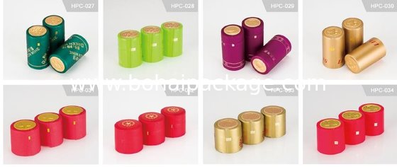 PVC Shrink Sleeve Capsule for Olive Oil Bottle Cap PVC heat shrink wine capsule