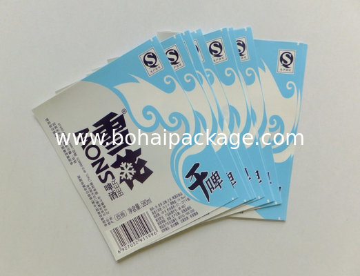 wet strength paper custom made adhesive round beer labels bottle labels