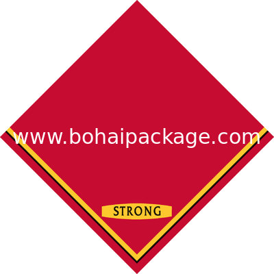 custom printed adhesive aluminum foil beer neck label 105*105 mm  beer neck labels for bottle