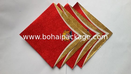 Square red color aluminum foil beer neck label for india market  View larger image Professional beer bottle neck label ,