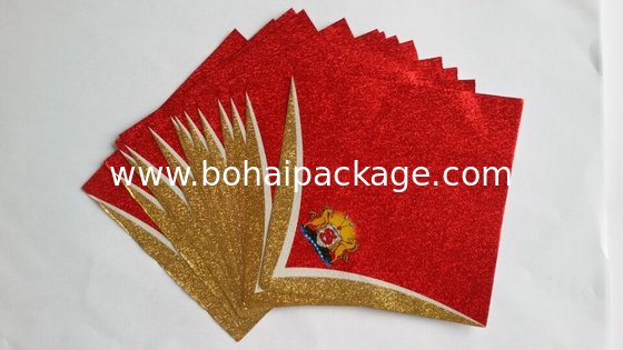 Square red color aluminum foil beer neck label for india market  View larger image Professional beer bottle neck label ,