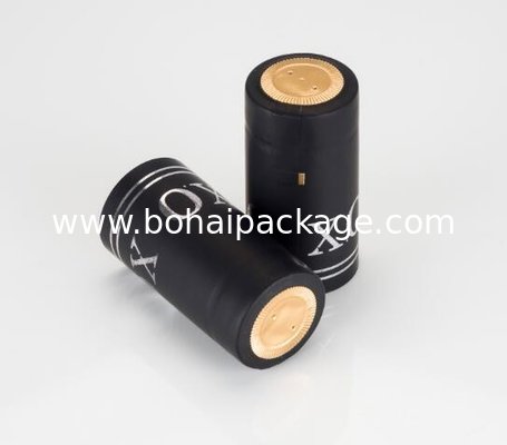 custom red color pvc wine shrink capsule 30x65mm pvc heat sensitive capsule