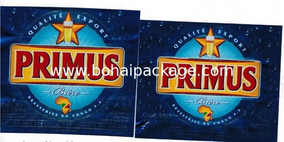 beer label with metalized paper private beer bottle labels Custom Printing Self Wet Strength Adhesive Paper Beer Label