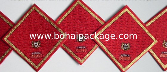 Beer Aluminum Foil Printed aluminium foil beer neck label self adhesive aluminium foil beer label