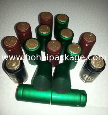 PVC heat shrinkable film wine capsule professional wine bottle pvc shrink capsule