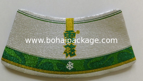 Self Adhesive Aluminium Foil For Beer Bottle Neck Label Beer aluminum standard label ,Beer neck label, aluminum beer lab