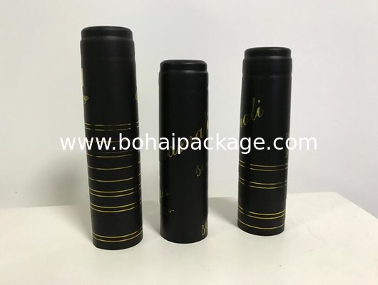 PVC Hot Shrink Capsules red  Wine Capsules Wholesale Black Wine Capsules