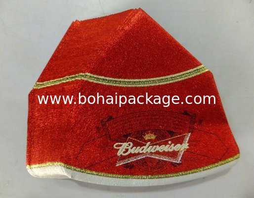 printed aluminum foil beer neck  label custom wine beer label  foil beer neck label