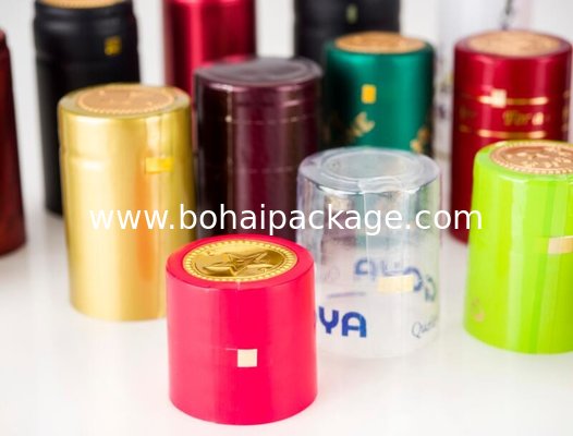 PVC heat shrink capsule PVC wine cap pvc plastic oilve oil heat shrink capsules exquisite wine cap seal