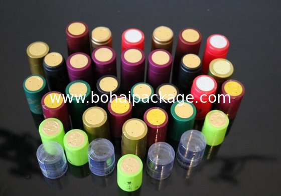 Heat shrink/ PVC capsules for bottles of wine  grappa  spirits oil  vinegar and beer