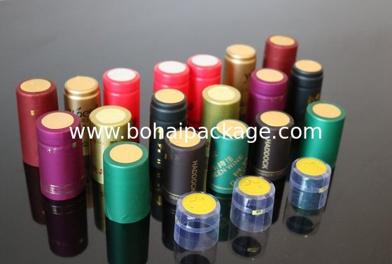 Best quality wholesale PVC heat Shrink capsules for bottles Assorted colors & styles PVC shrink capsules