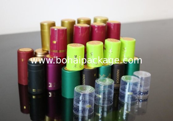 Best quality wholesale PVC heat Shrink capsules for bottles Assorted colors & styles PVC shrink capsules