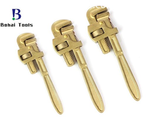 Hand Tools Non Sparking Safely Adjustable Spanner Wrench For Oil Station